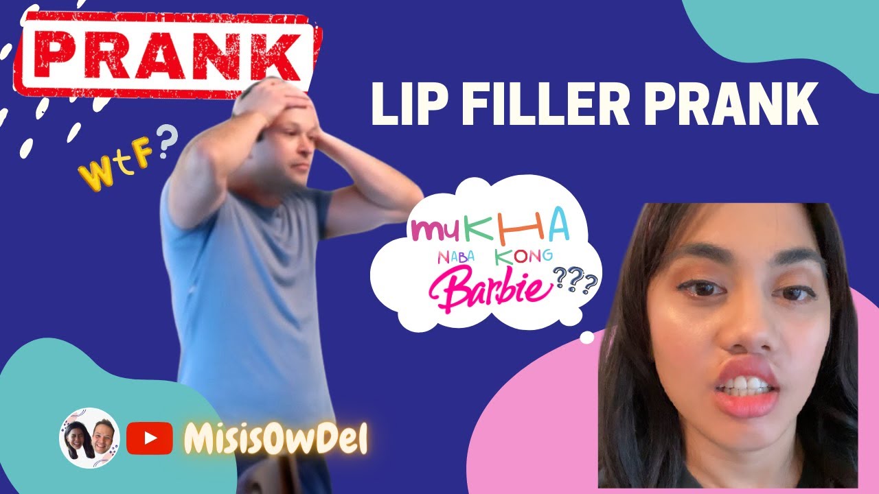 Lip filler prank to my American husband | His reaction was outrageous ...