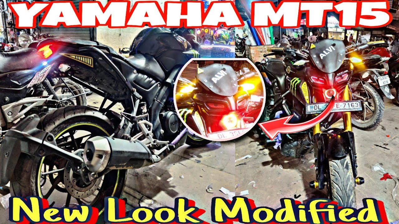 YAMAHA MT15 | Modified | Nice Look | Eye Modified - YouTube