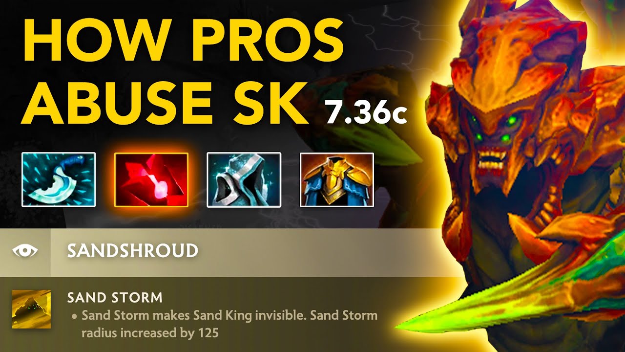 Noone SAND KING Mid - Patch 7.36c | Full Gameplay Dota Class - YouTube