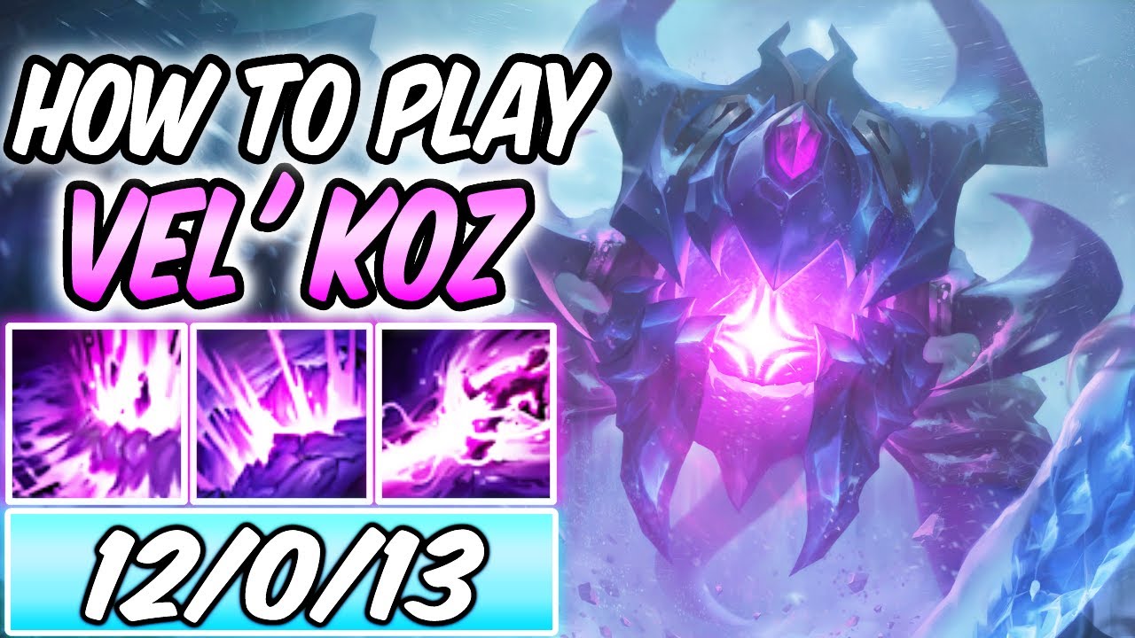 HOW TO PLAY VEL'KOZ SUPPORT DIAMOND GUIDE | Build & Runes | BLACKFROST ...