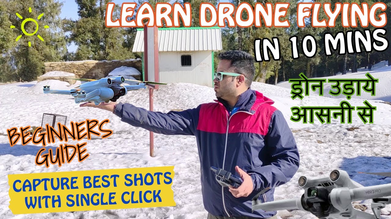 HOW TO FLY DRONE FOR FIRST TIME | DJI MINI 3 PRO | BEGINNERS TUTORIAL ...