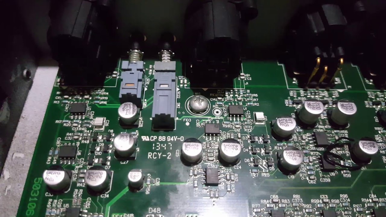 DBX Drive Rack PA2 Repair input 1 - YouTube