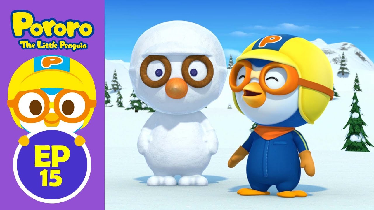 Pororo the Best Animation | #15 Make a Snowman | Learning Healthy ...
