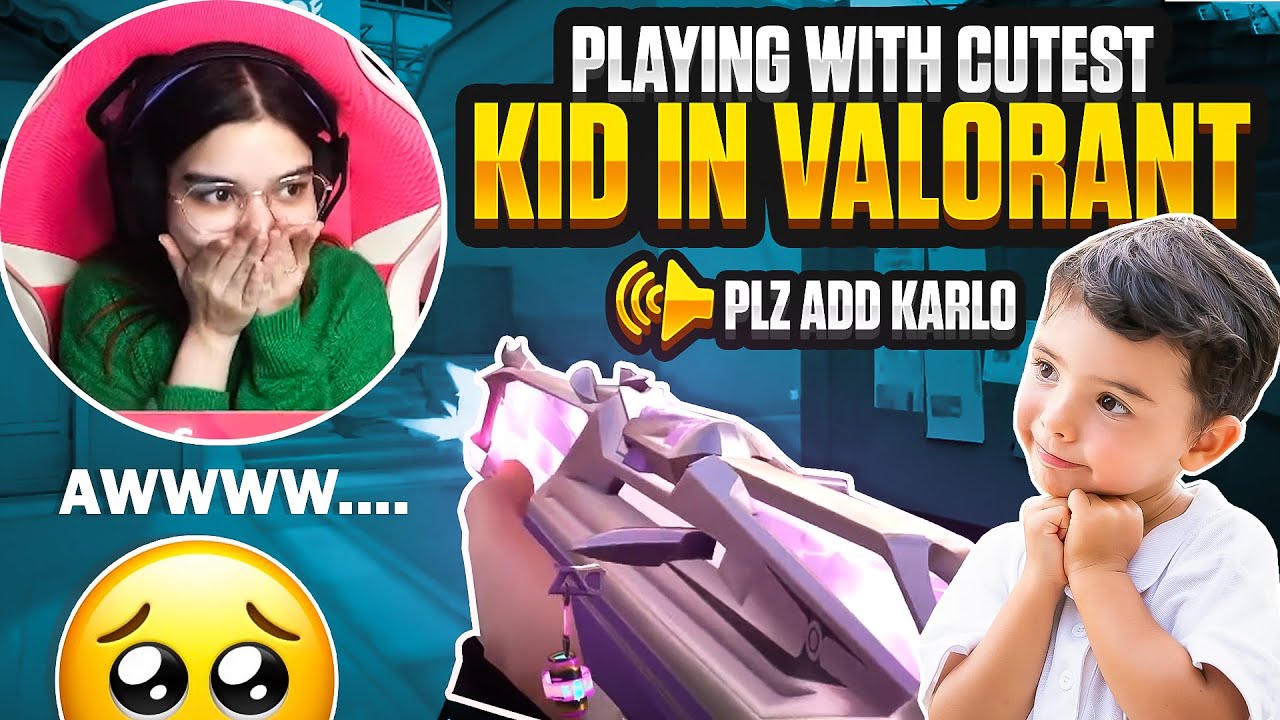 I MET THE CUTEST KID IN VALORANT! ️ ️ ️ - YouTube