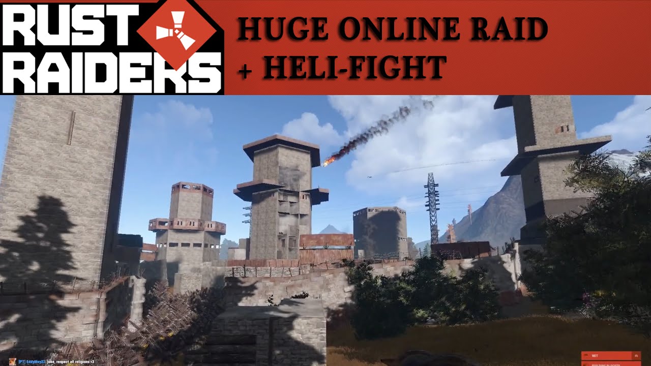 Rust - Huge online raid + Heli-Fight #Rust Raiders ├German|Deutsch ...