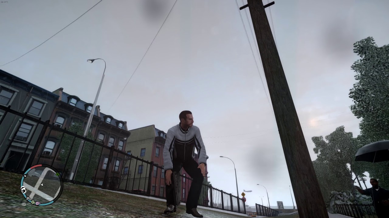 Grand Theft Auto 4 Niko poses on the swing of death. - YouTube