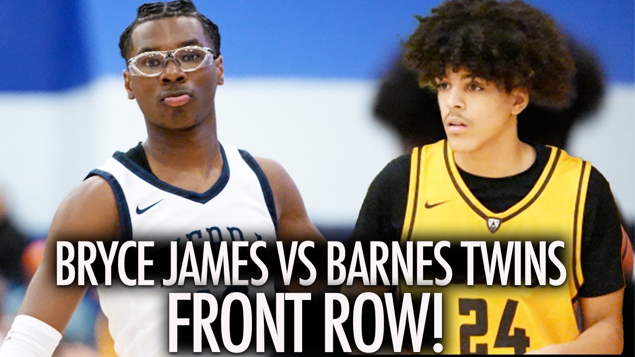 Bryce James & Barnes Twins battle it out from the front row! - YouTube