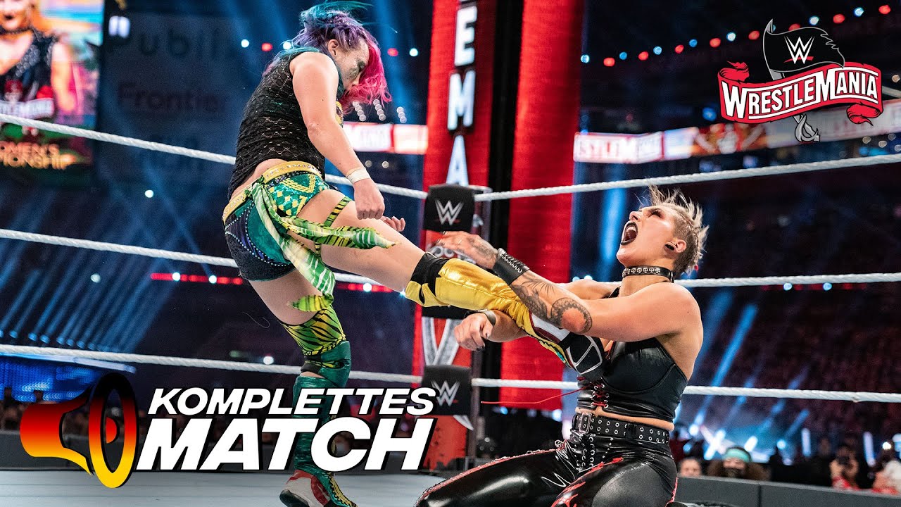 KOMPLETTES MATCH – Asuka vs. Rhea Ripley – Raw Women’s Championtitel ...