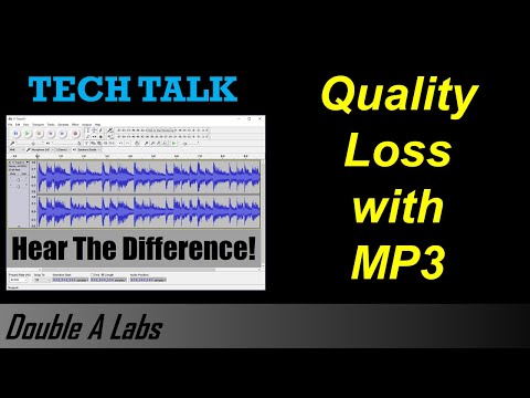 What You Lose When You Compress Music to MP3, M4A, WMA, etc. (Tutorial and Example with Audacity)