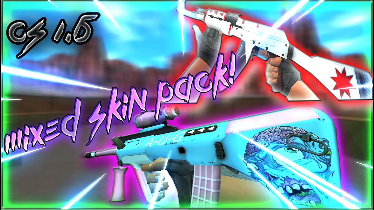 🔥Counter Strike 1.6:Weapon Mixed Skin Pack! (Download+Install)🔥#19 ...