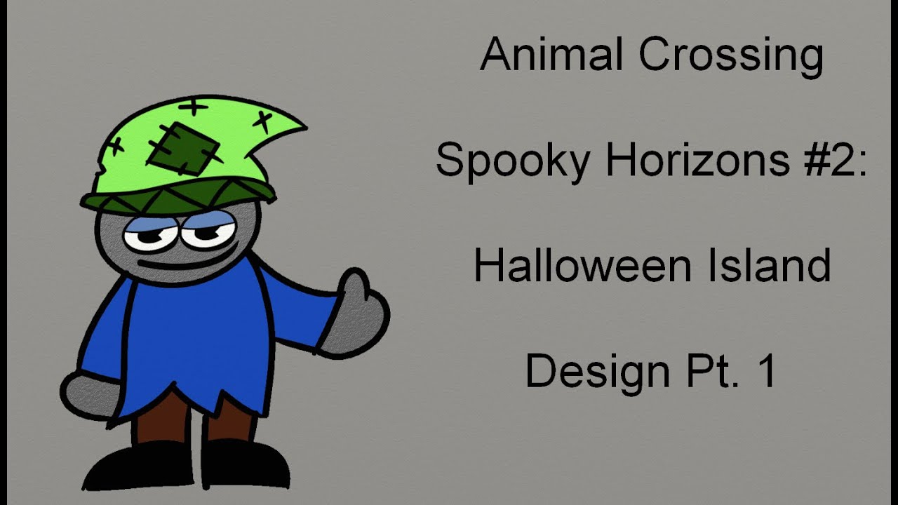 Animal Crossing Spooky Horizons #2; Halloween Island Design Pt. 1 - YouTube
