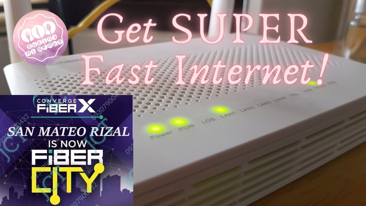 FAST FIBER INTERNET INSTALLATION FROM CONVERGE! GOODBYE PLDT, HELLO ...