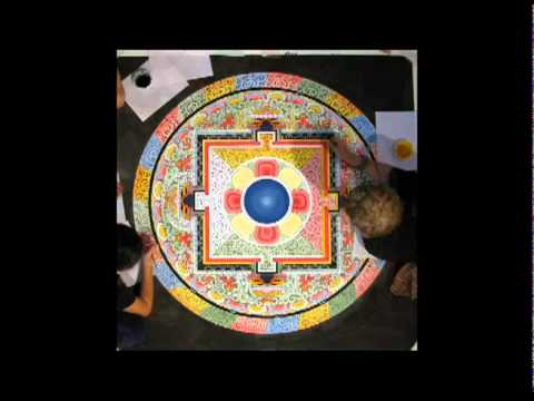 Lama Pema Tenzin : Mandala Creation Time Lapse (Complete) - YouTube