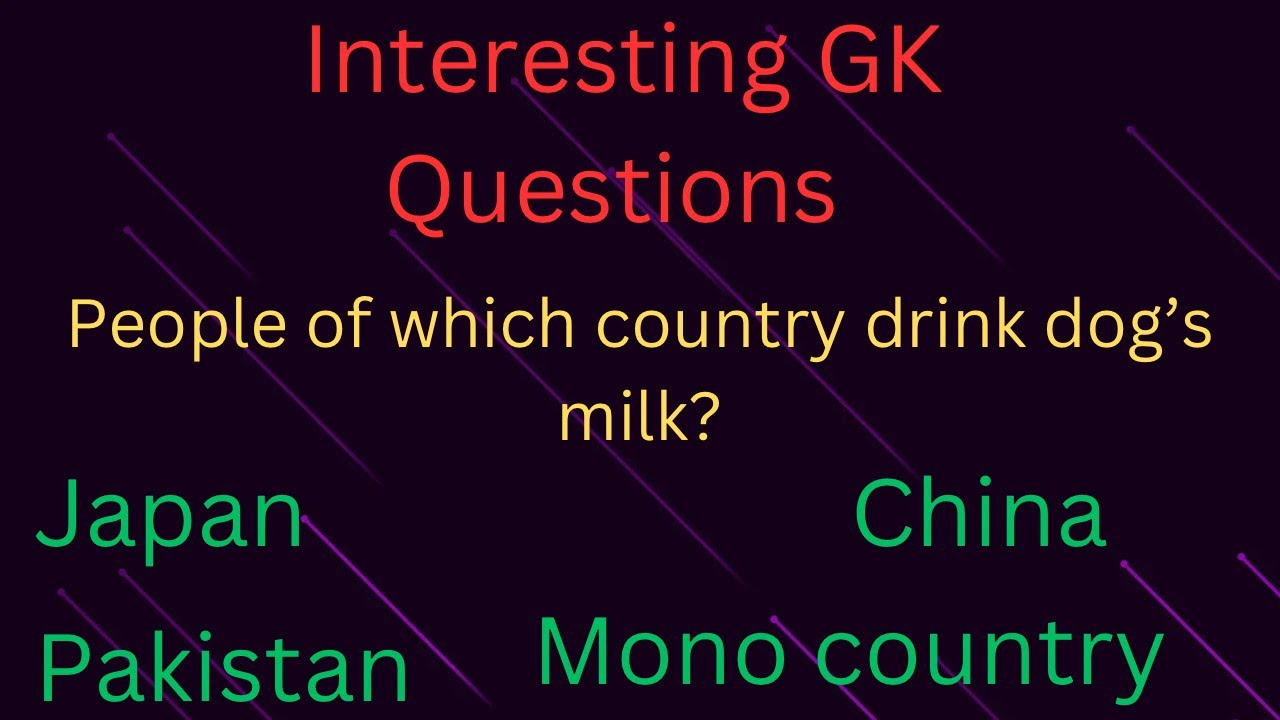 GK Questions l GK In English l GK Questions and Answers l Interesting ...