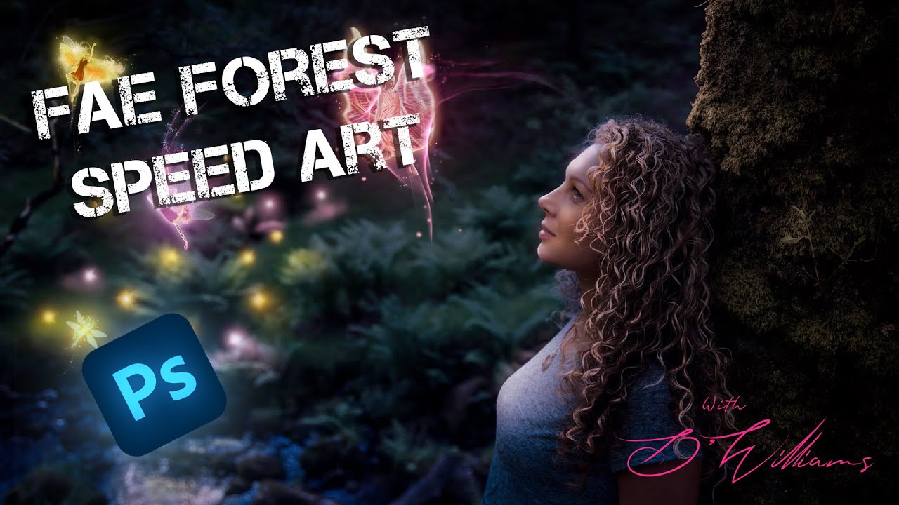 FAE FOREST - Photoshop speed art with D’Williams - YouTube