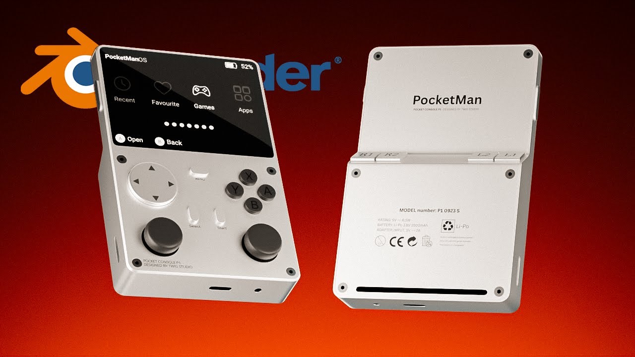 Designing a Gaming Console from Scratch | Blender Timelapse - YouTube