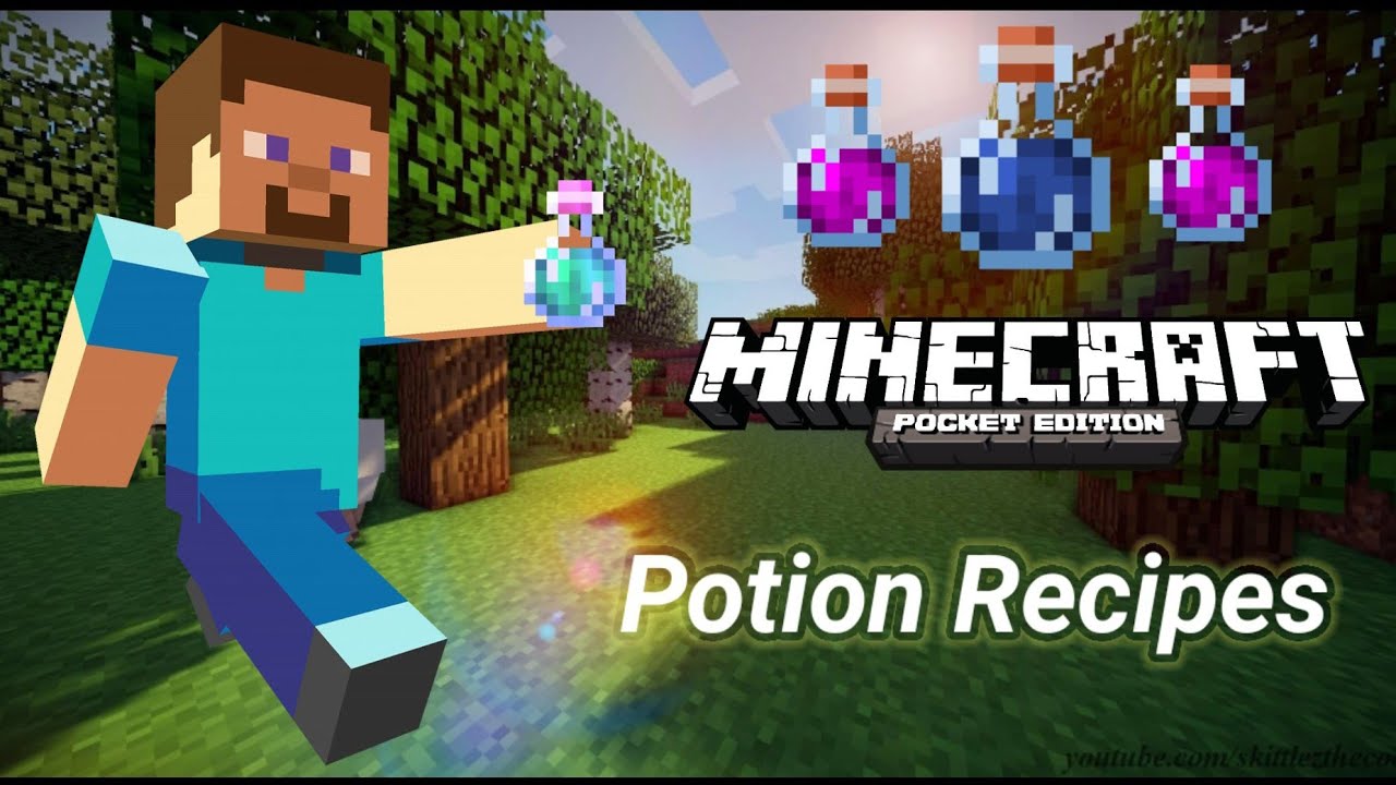 Minecraft Potion Recipes || Pocket Edition #minecraft # ...