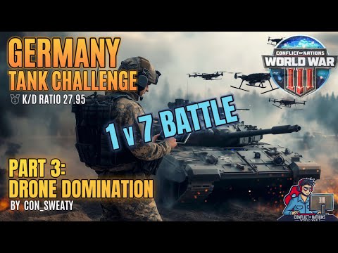 1v7: The Sweatiest Fight of My WW3 Life — Germany Tank Challenge (Part 3)