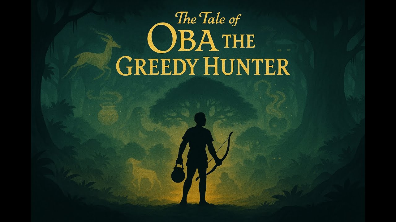 The Tale of Obá the Greedy Hunter | African Folktale for Kids - YouTube