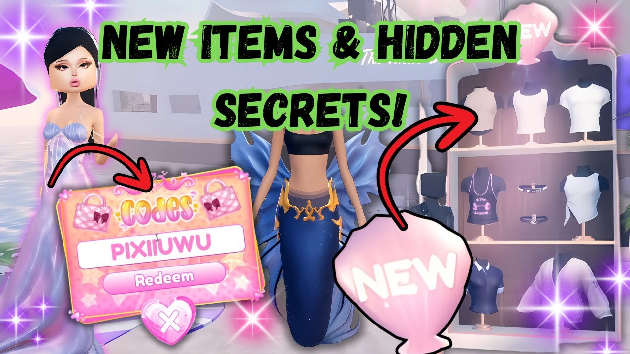 Dress to Impress SUMMER Update Part 2: New Codes, Items & Hidden ...