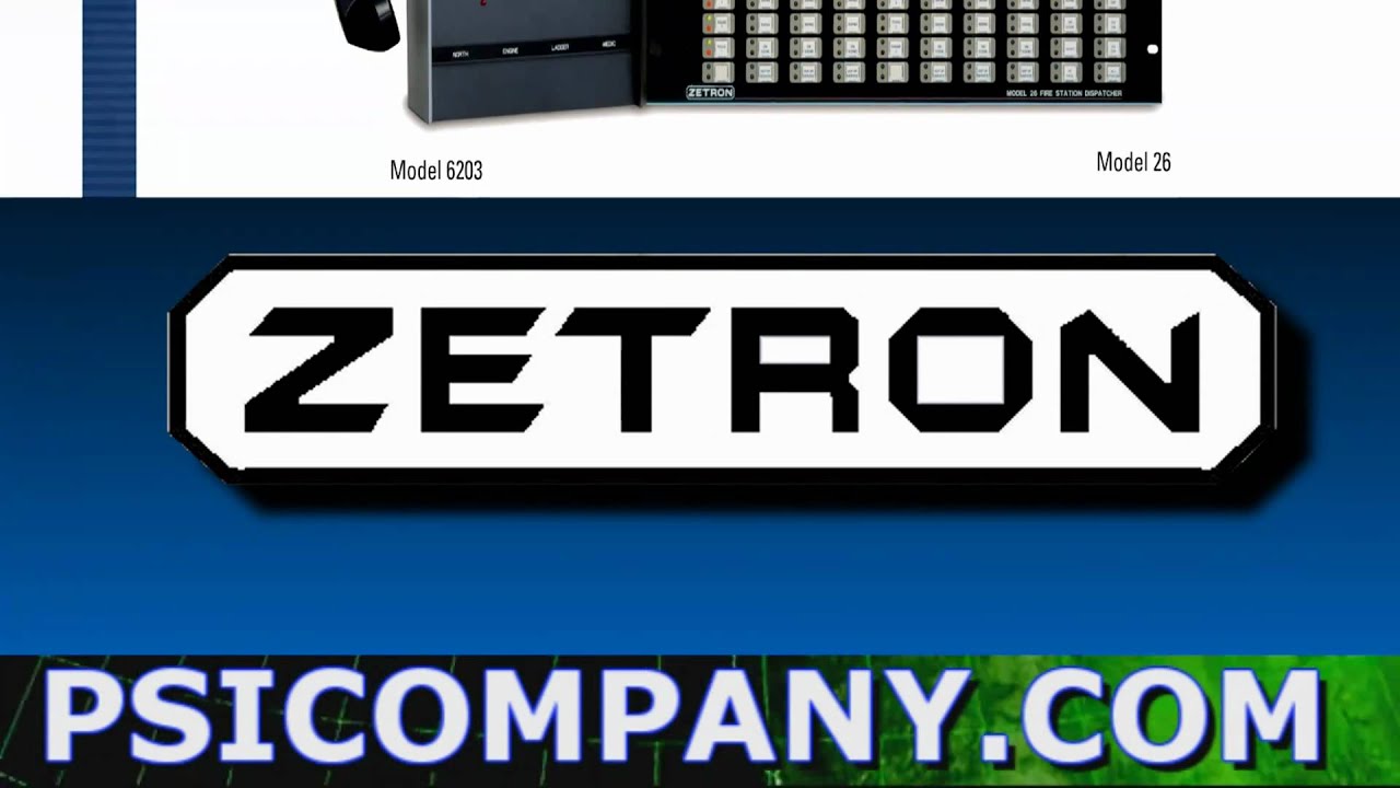Zetron Model 26 Fire Station Alerting Videoture - YouTube
