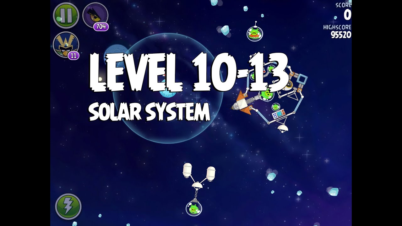 Angry Birds Space Solar System 10-13 Walkthrough 3-Star - YouTube