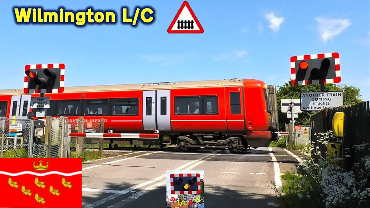 Wilmington Level Crossing, East Sussex - YouTube
