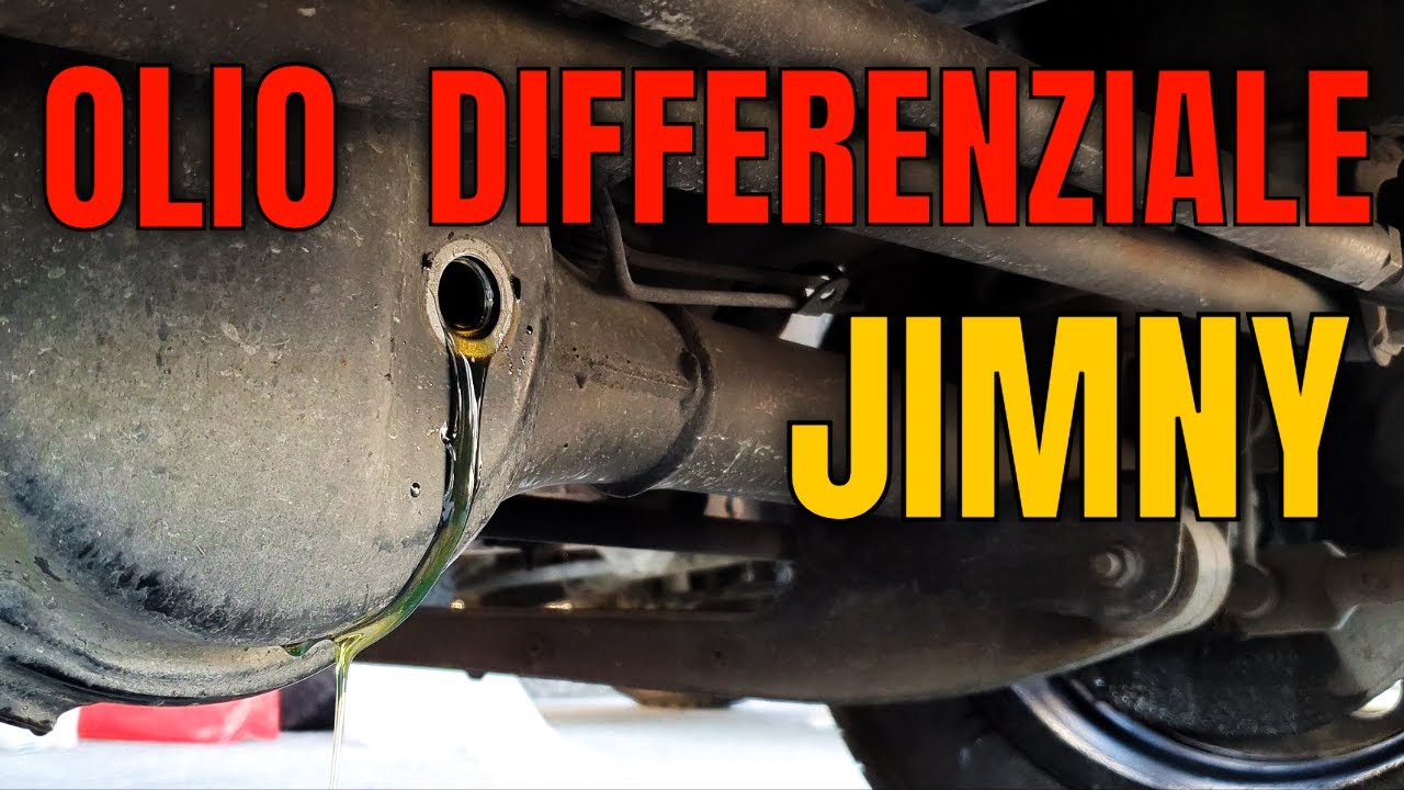 CAMBIO OLIO DIFFERENZIALE - Jimny - YouTube