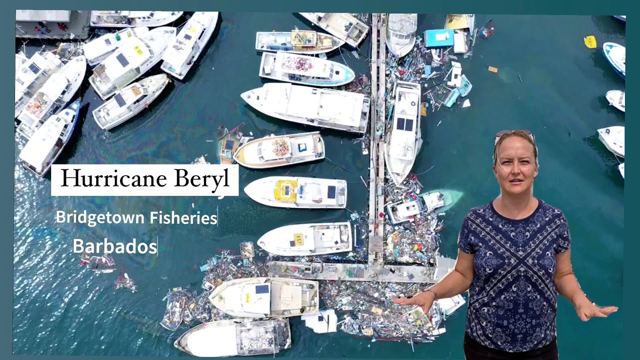 Hurricane Beryl hits Barbados and Destroys our Fishing Fleet - YouTube