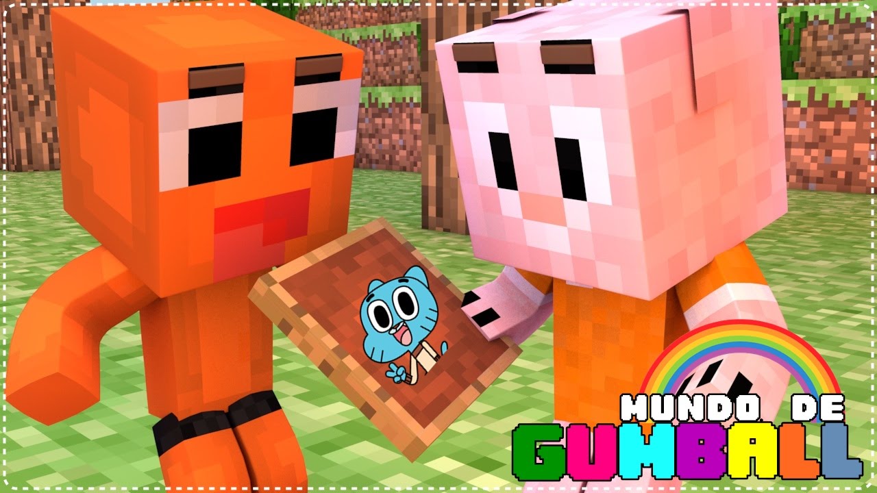 Minecraft: UMA PISTA DO GUMBALL?! - MUNDO DE GUMBALL #23 - Machinima ...