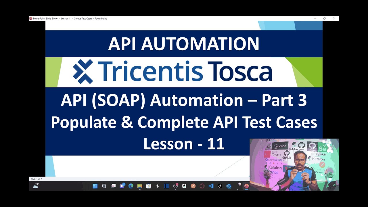 Tosca Api Automation Lesson 11 Populate And Complete Soap Api Test Cases Automate Soap Xml