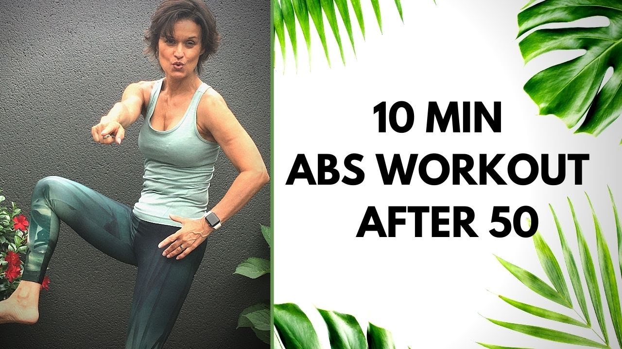 10 minute abs workout for women after 50 to create body firmness - YouTube