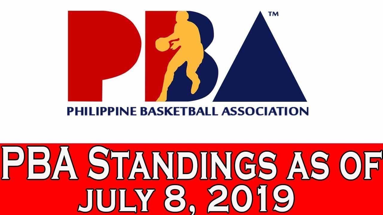 PBA Standings as of July 8, 2019 - YouTube