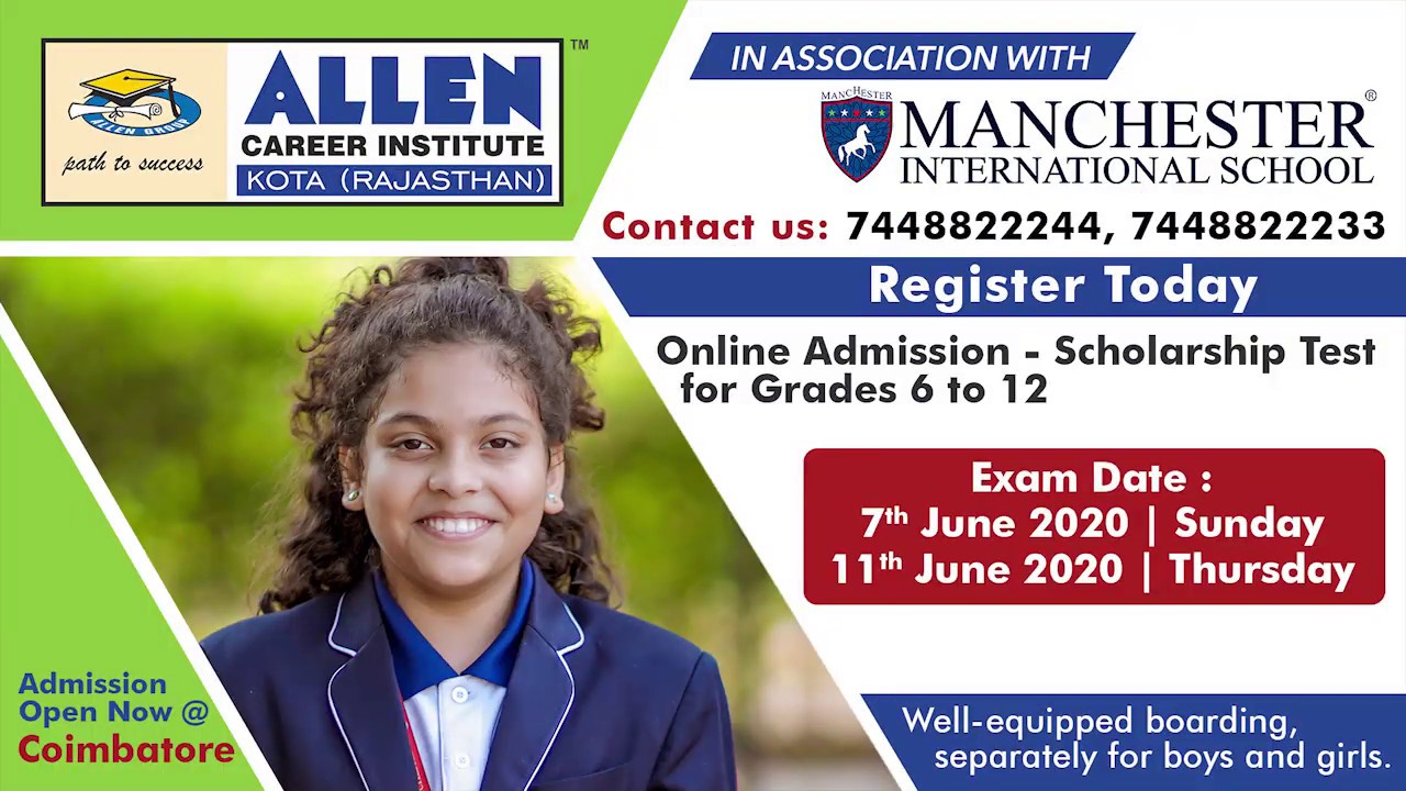 Allen Scholarship Exam - YouTube