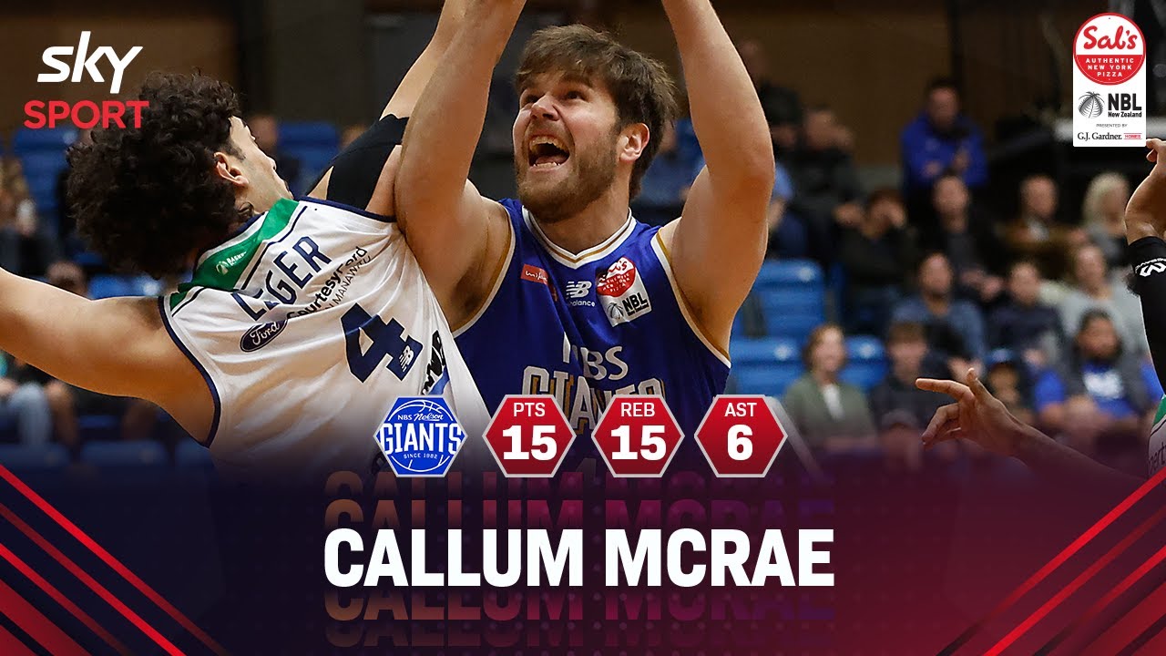 Callum McRae 15-15-6-2 vs. Otago Nuggets - YouTube