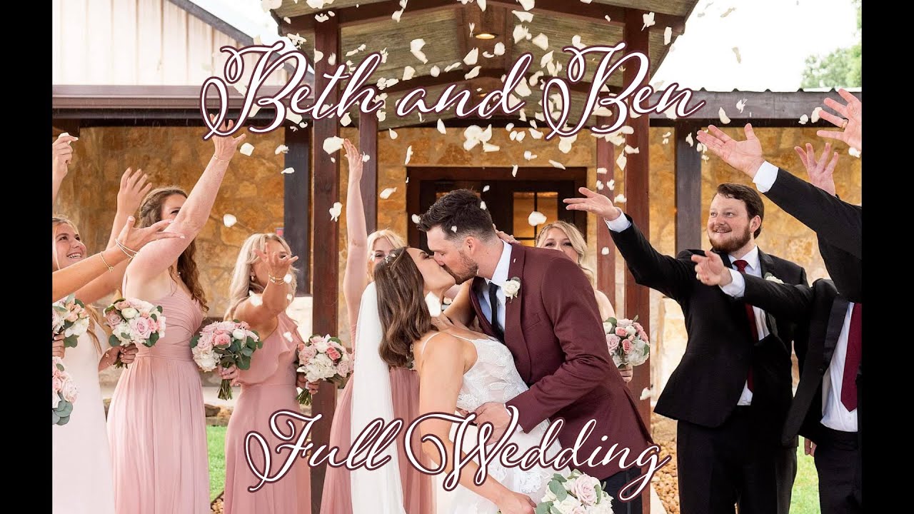 Beth and Ben Pursell tie the Knot! - YouTube