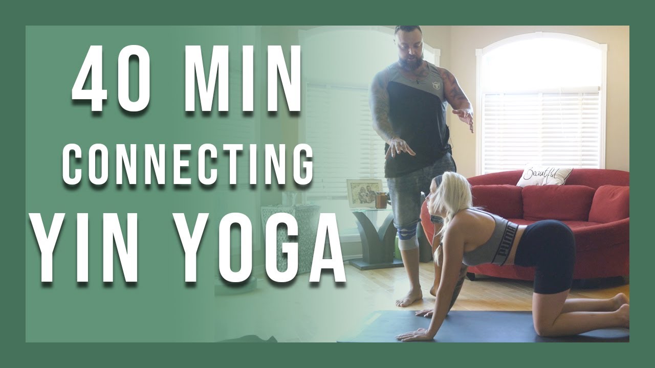 40 min Yin Yoga Class to Connect with Your Breath - YouTube