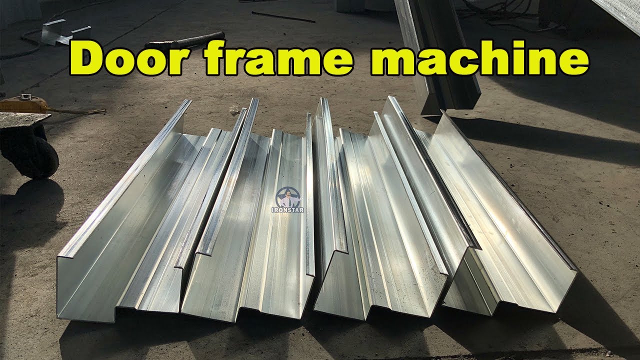 Steel door frame roll forming machine for India | door frame roll ...
