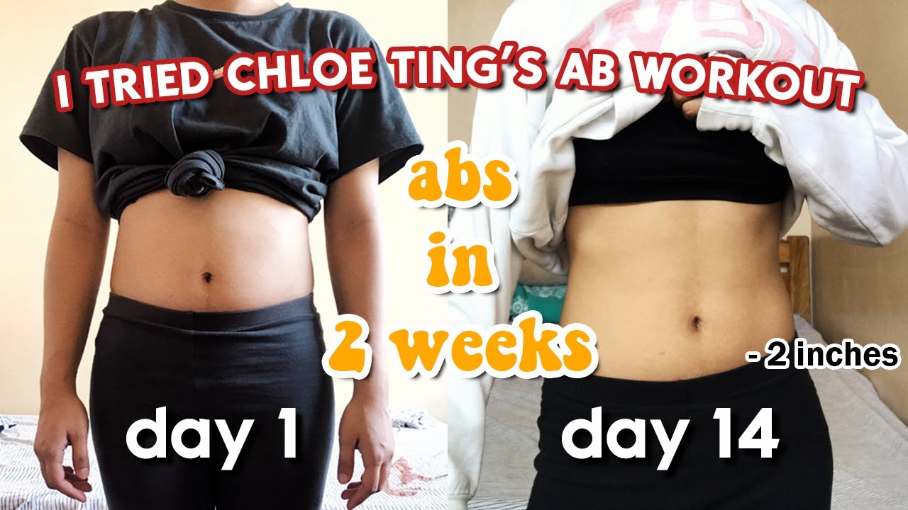 ABS in 2 WEEKS? I TRIED CHLOE TING'S AB WORKOUT (SHOCKING results!!!) - YouTube