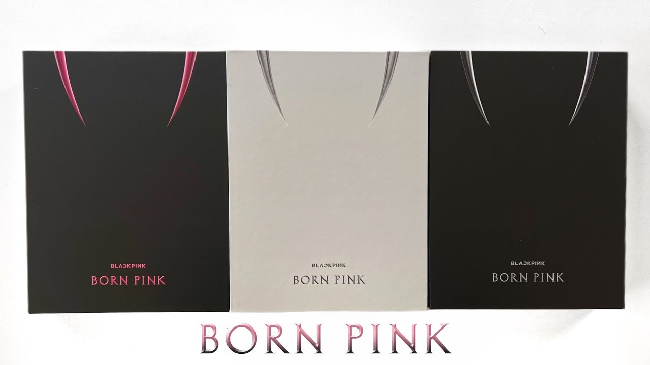 unboxing: BLACKPINK BORN PINK ALBUM - YouTube