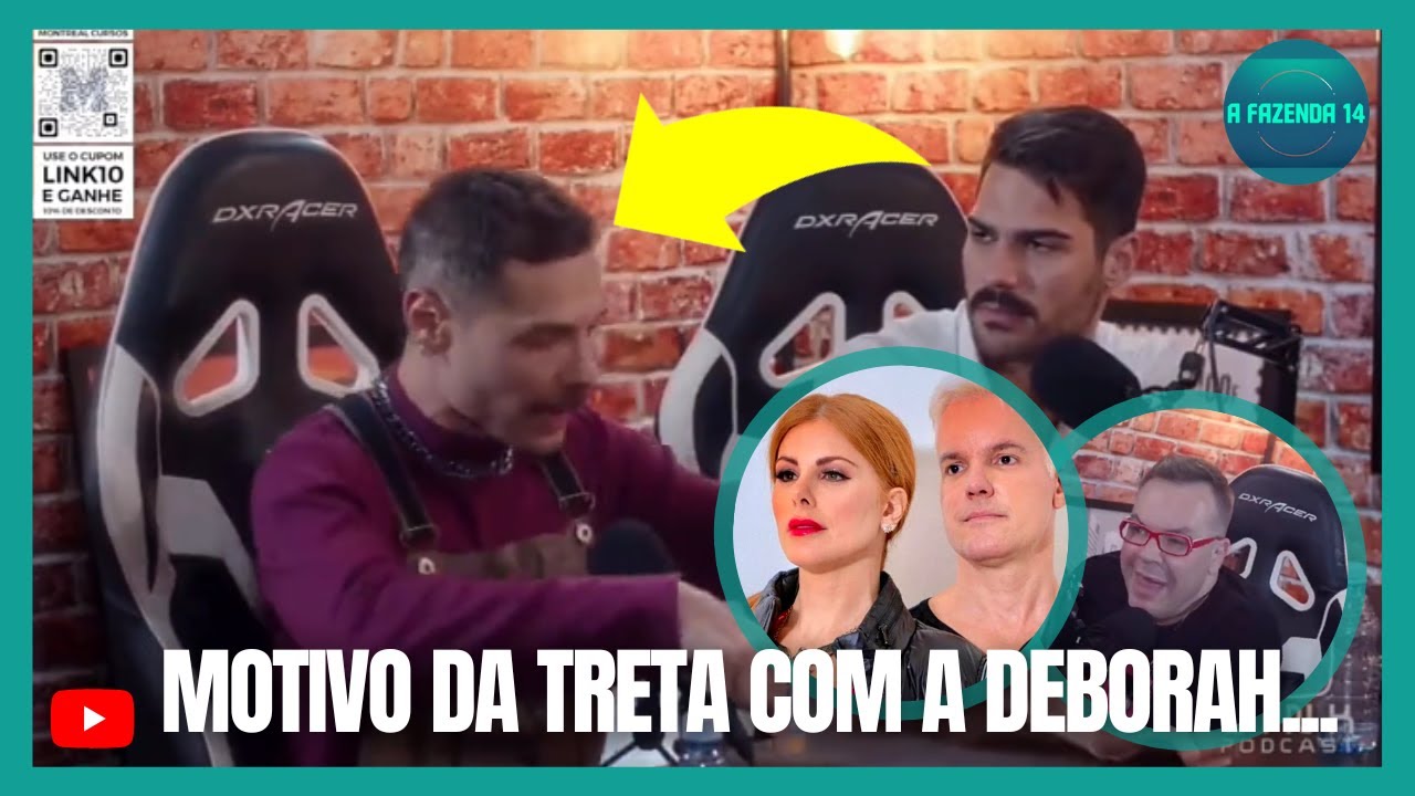 ALEX FALA SOBRE A TRETA QUE TEVE COM DEBORAH E BRUNO SALOMÃO NO CAMARIM ...