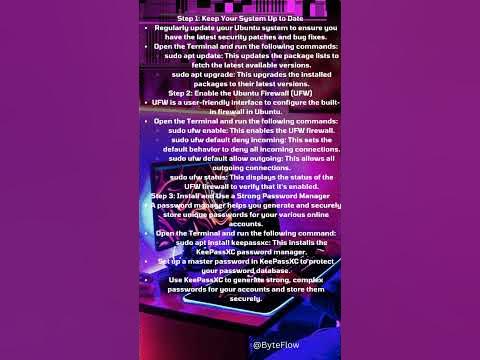 3 steps to secure your linux system - YouTube