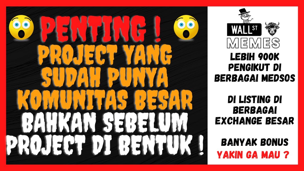 WSM | KOMUNITAS MEME TERKENAL YANG HADIR DI DUNIA KRIPTO ! WAJIB TAHU ...