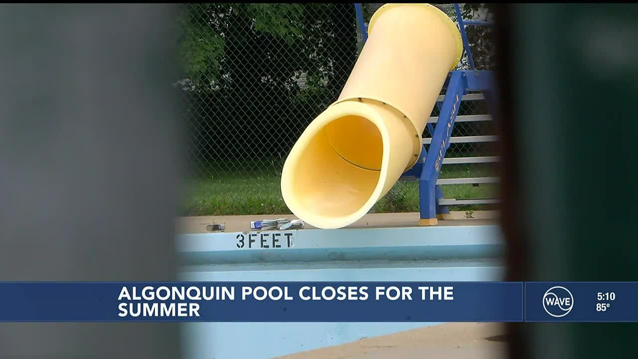Algonquin pool will not be opening this summer - YouTube
