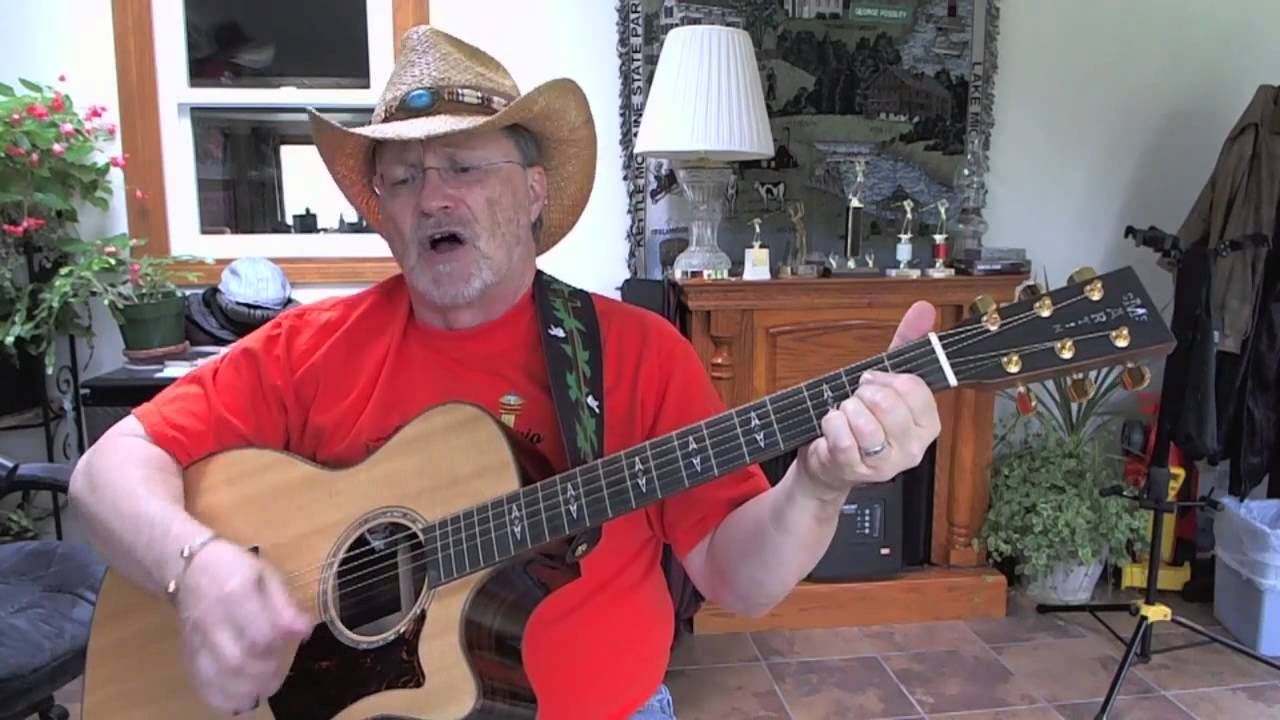1185 - The Race Is On - George Jones cover with chords and lyrics - YouTube