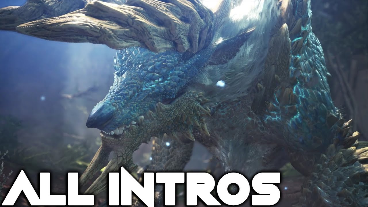 Monster Hunter World: Iceborne - All Monster Intros - YouTube