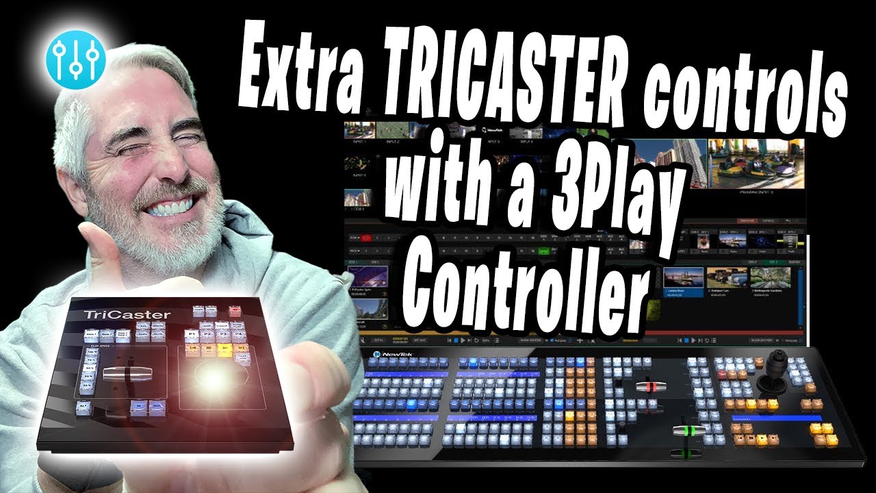 Tricaster control with a 3Play 850TW controller - YouTube