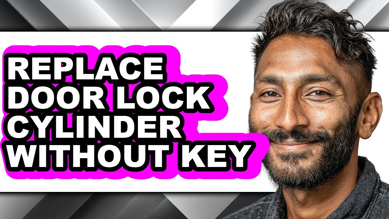 How to Replace Door Lock Cylinder Without Key - Easy Guide - YouTube