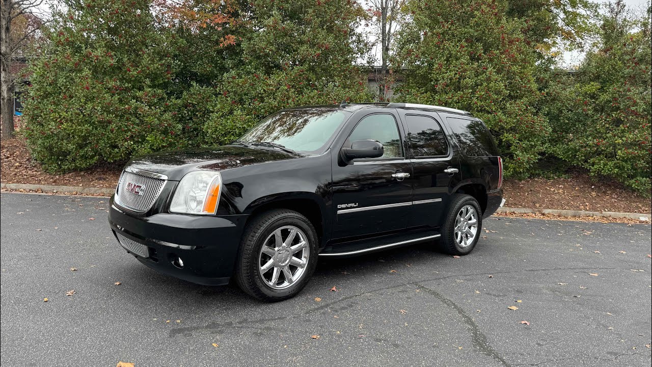 2011 GMC Yukon Denali - 111k Miles, Black on Tan - YouTube