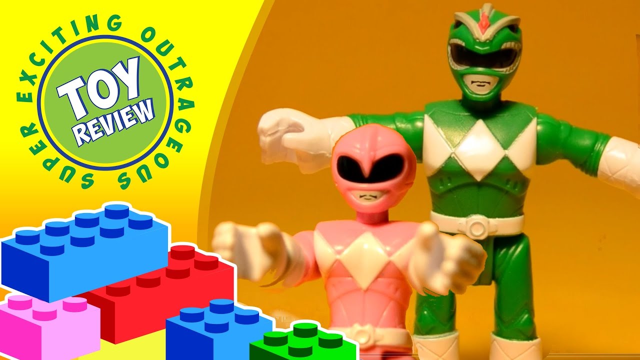 Imaginext Power Rangers Green Ranger & Pink Ranger and Putty Patrol ...